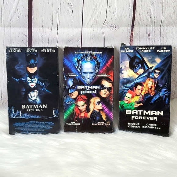 Warner Bros. | Media | Vintage 9s Batman Dc Comics Vhs Tapes Set Of 3 ...